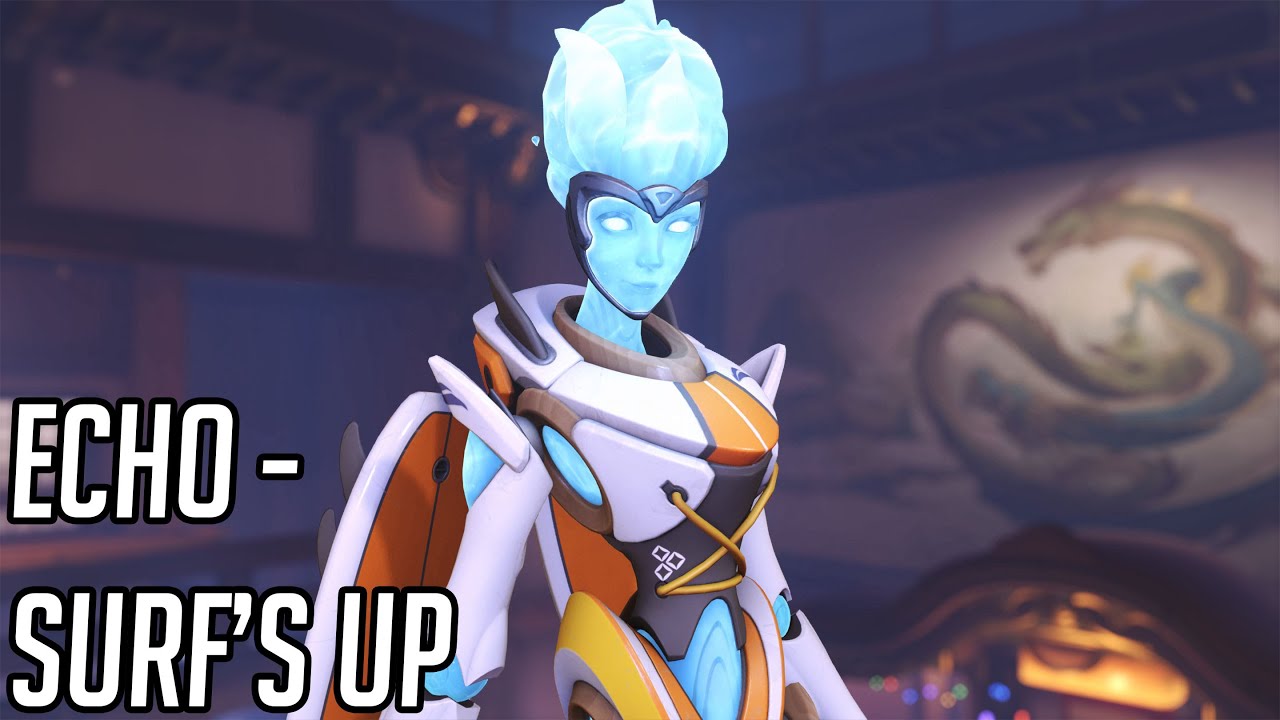 Echo "Surf's Up" Skin Showcase - Overwatch 2 - YouTube