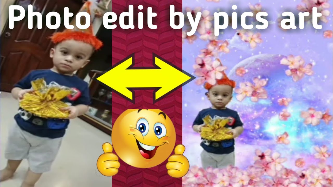 How to Edit simple Photo in beautiful styles || pics art app || photo ...