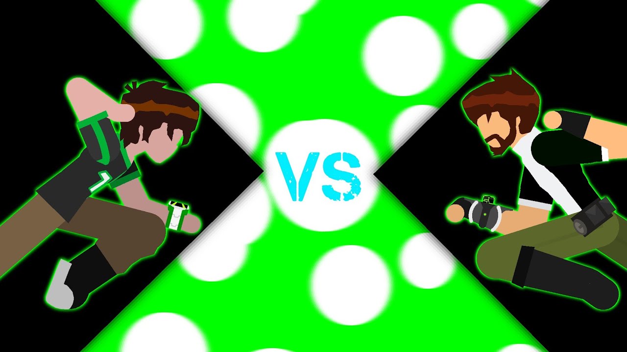 BEN 10K OS(CLASIC) VS BEN 10 OV(OMNIVERSE) STICK NODES ANIMATION - YouTube