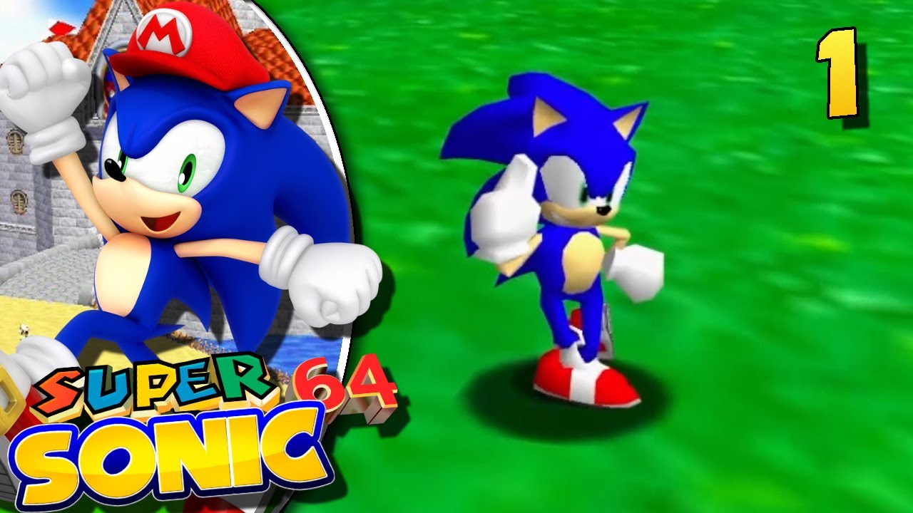 JUGANDO CON SONIC EN MARIO 64 - Sonic en Super Mario 64 Cap.01 - YouTube
