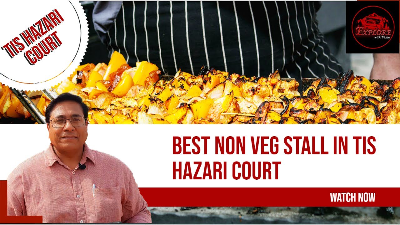 BEST NON-VEG STALL AT TIS HAZARI COURT| CHICKEN SPECIAL VLOG | BY ...