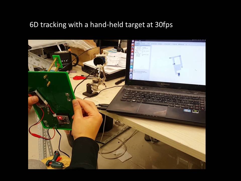 High Accuracy Real Time 6d Object Tracking With Infrared Diodes Youtube