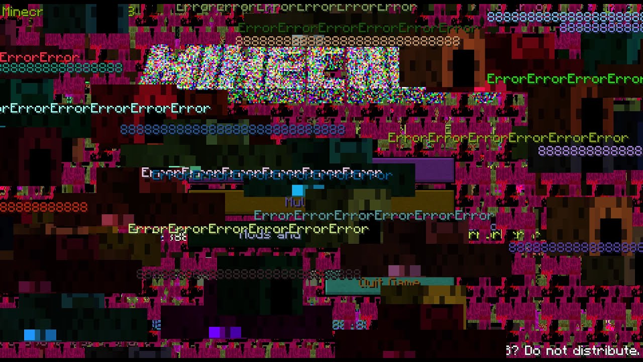 Minecraft Error 888 Alpha 0.5.1 Creepy Gameplay - YouTube