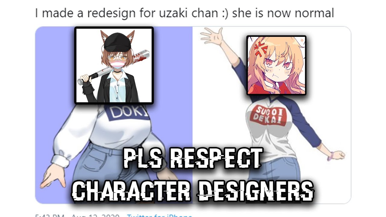 "Fixing" Anime Character Designs is Cringe - YouTube
