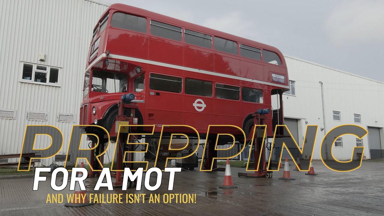 Double Decker Bus Restoration | Prepping A Vintage Bus for an MOT Test ...