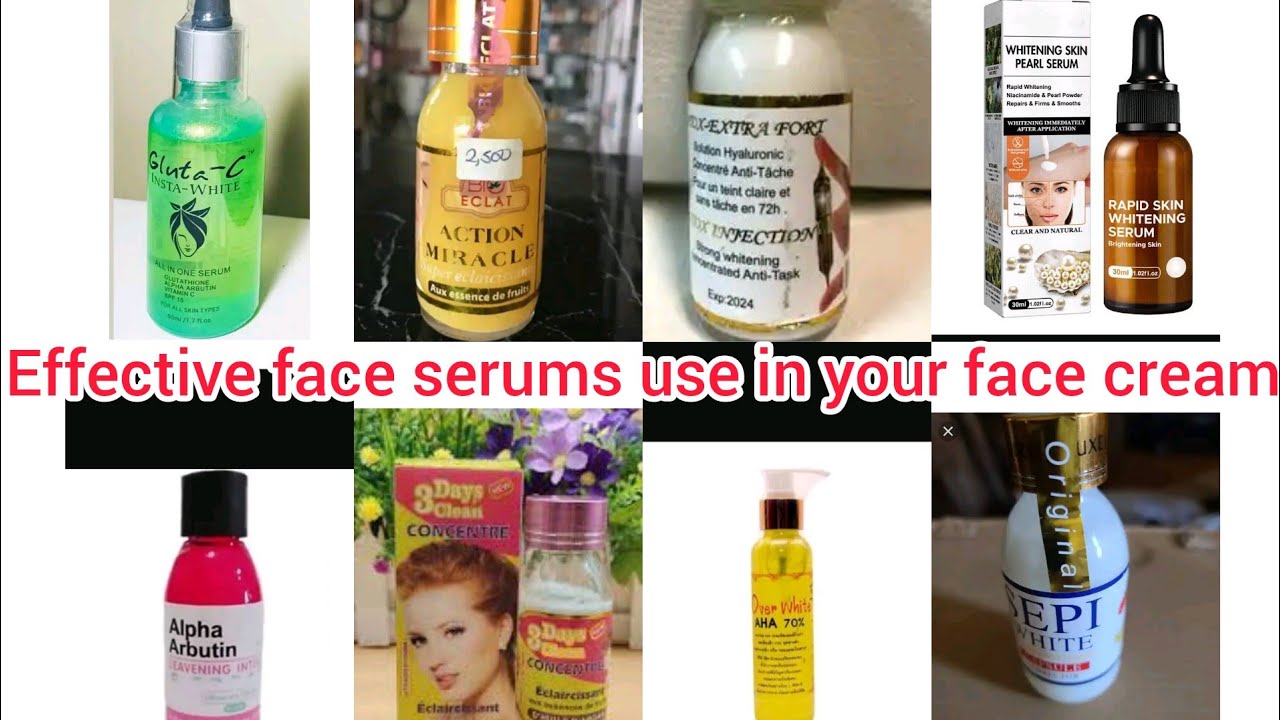 Promix your face cream with anyone of these serums to get a perfect ...
