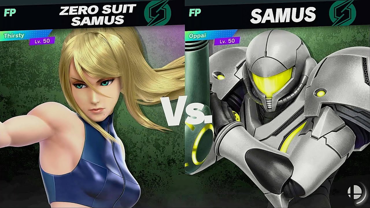 Zero Suit Samus Vs Samus Amiibo Fight - YouTube