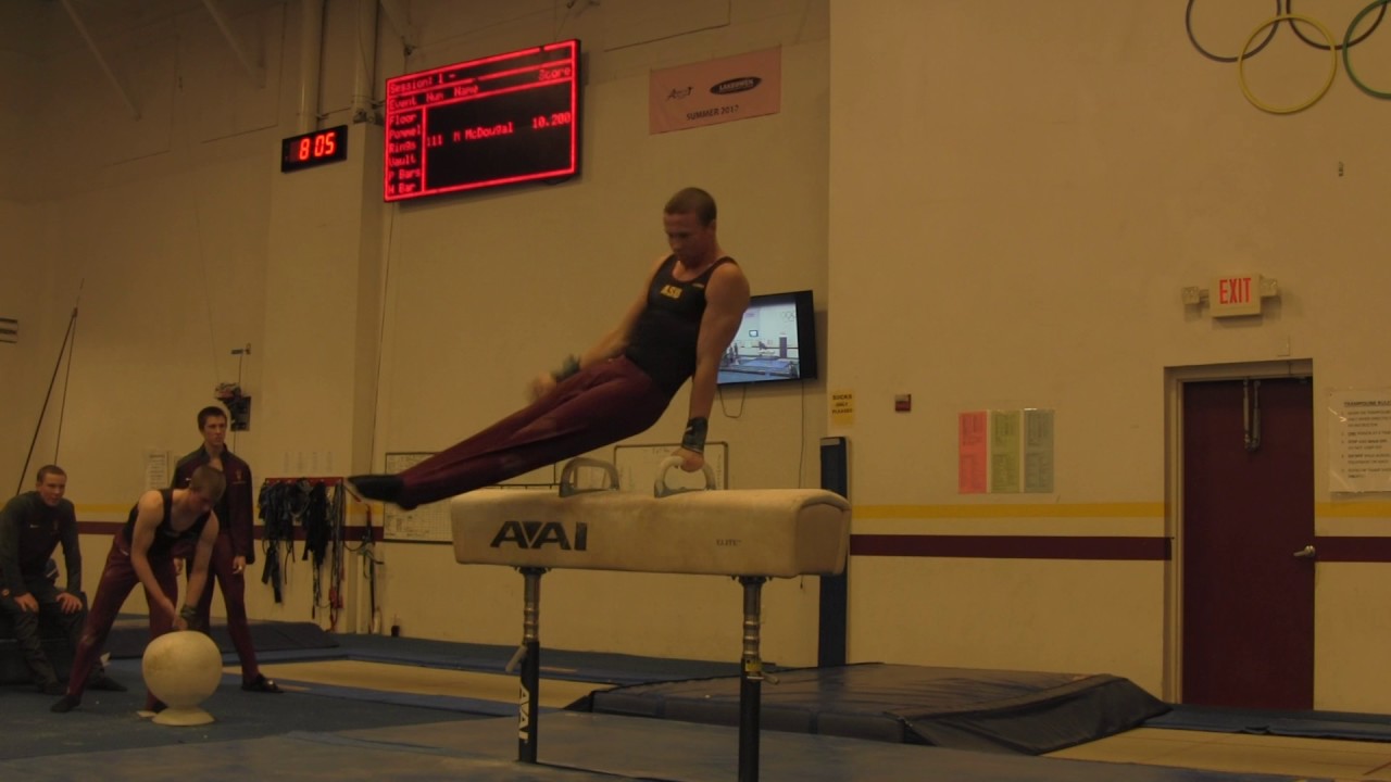 Colton Palmer - Maroon and Gold - Pommel Horse - YouTube