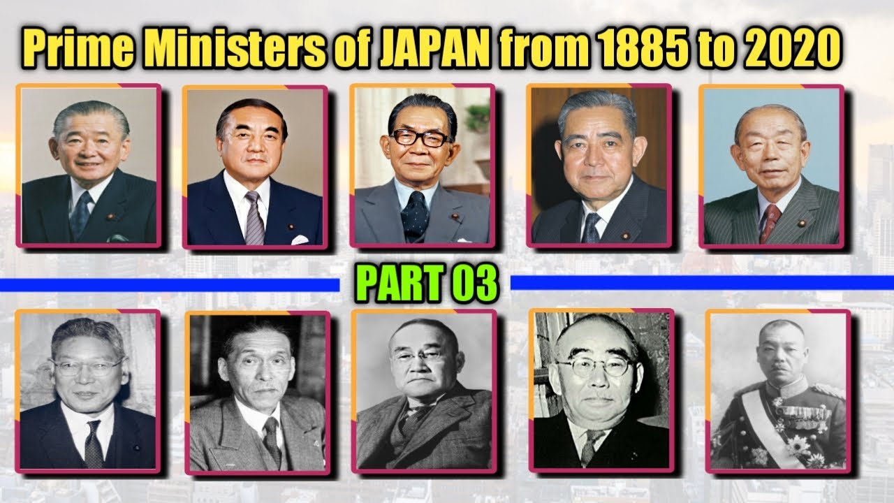 Prime Ministers of JAPAN from Year 1885 to 2020 PART 03 / G-KNOWLEDGE ...