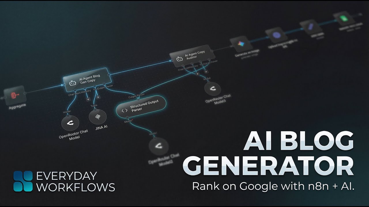 Automated AI Blog Generator Workflow (SEO AI Engine) - YouTube