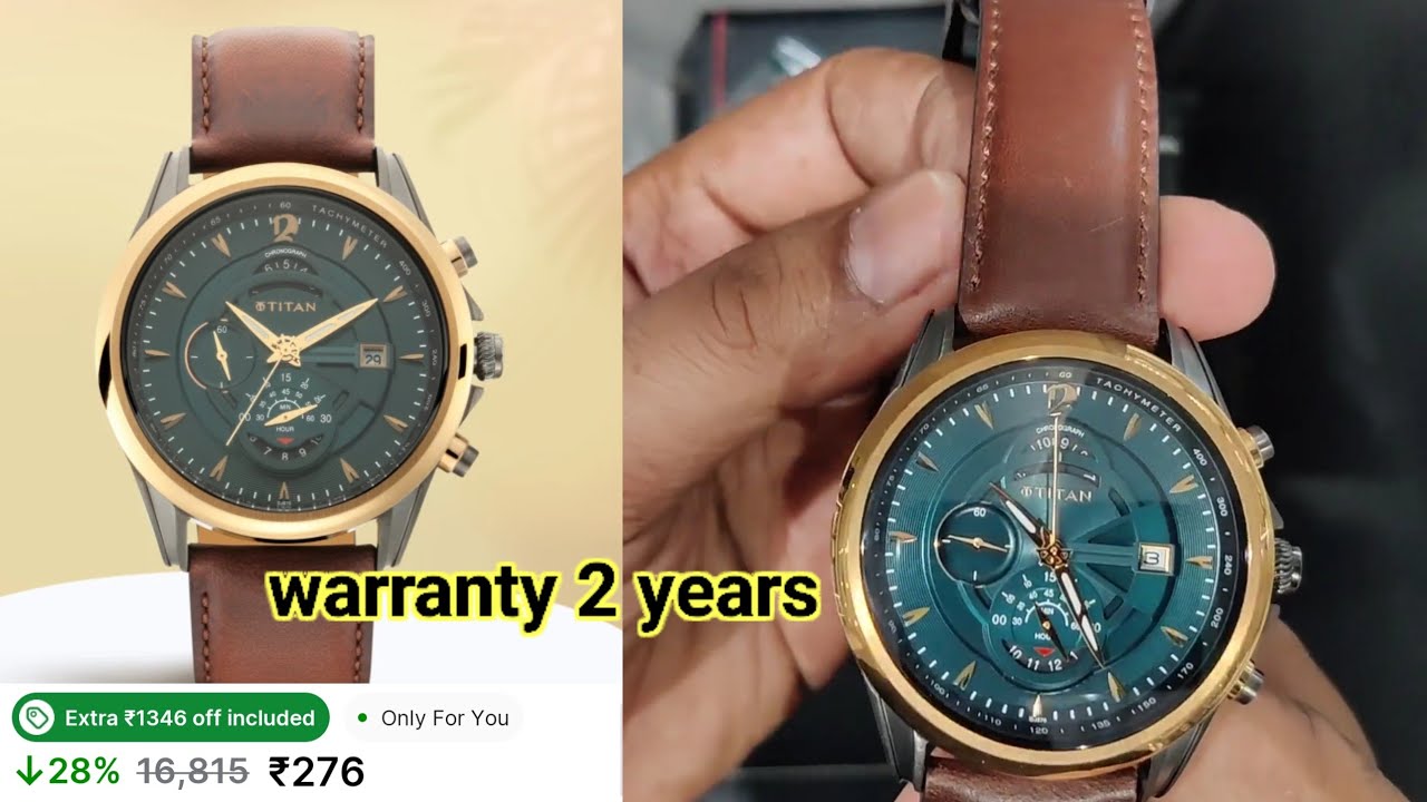 Titan NQ1830KL02 Regalia Maritime // Titan Diwali special watch ...