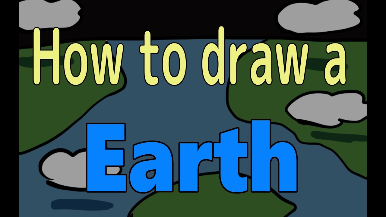 How to draw the Earth - YouTube