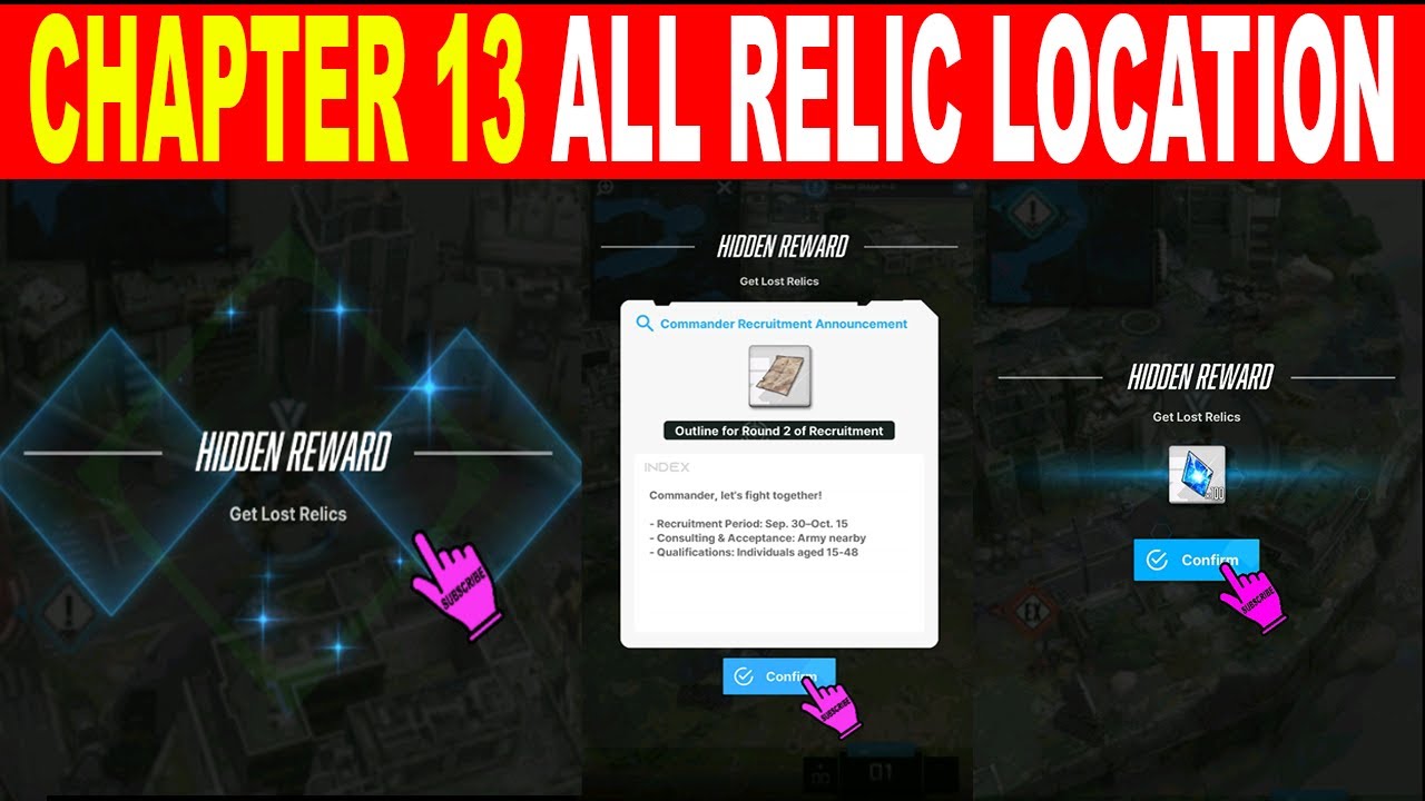 Nikke All Chapter 13 Lost Relics Location Hidden Reward Guide Nikke ...