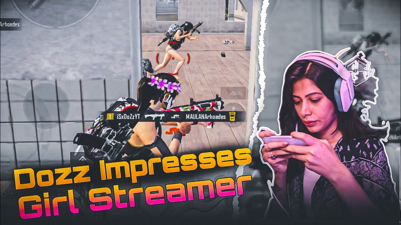 Dozz Done A 1v4 IN Girls Live Stream ️|| iPhone 14 || BGMI HIGHLIGHTS ...