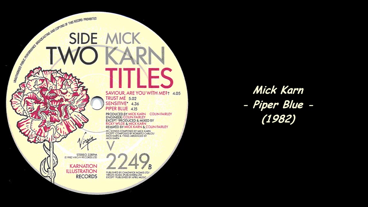 Mick Karn - Piper Blue (1982) - YouTube Music