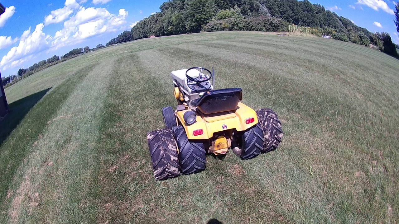 Cub Cadet Duel Wheels - YouTube