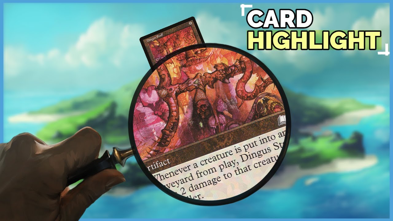 Obscure Card Highlight: Dingus Staff | Magic: The Gathering - YouTube