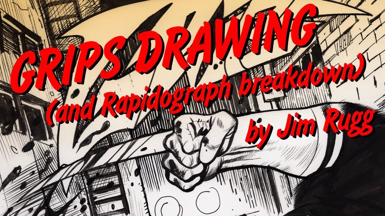 Grips Drawing (and Rapidograph breakdown) by Jim Rugg - YouTube