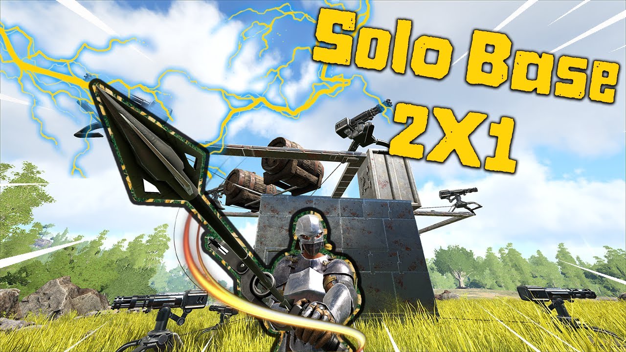 Ark Survival Evolved Best Compact Solo Base Design 2x1 - YouTube