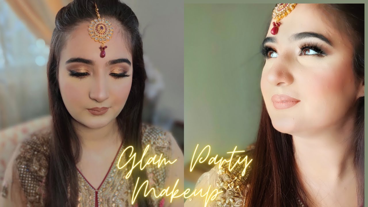 Glam Party Makeup for Gals | Heavy Evening Makeup | #partymakeup # ...