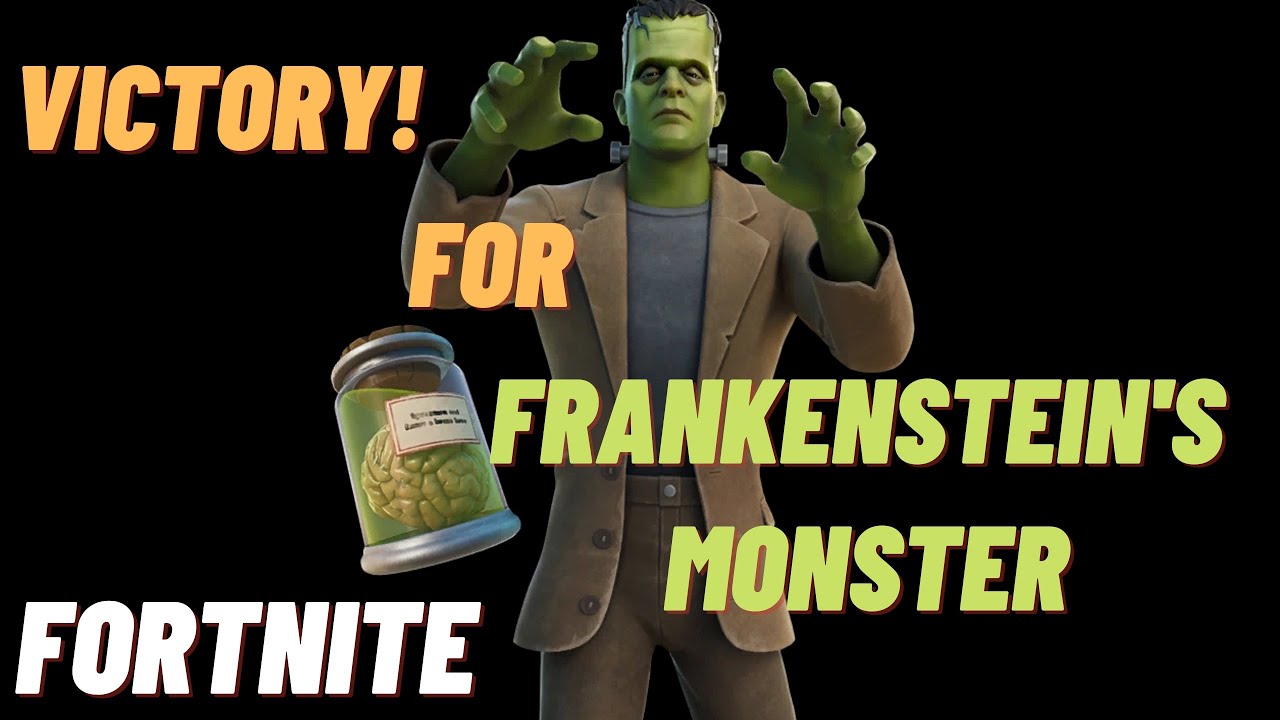 Victory! for FRANKENSTEIN'S MONSTER in a FORTNITE Solo Match - YouTube