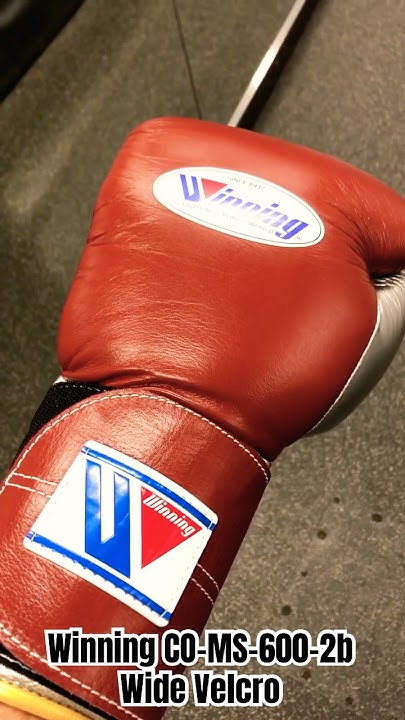 Winning CO-MS-600-2b 16 Oz Wide Velcro - YouTube