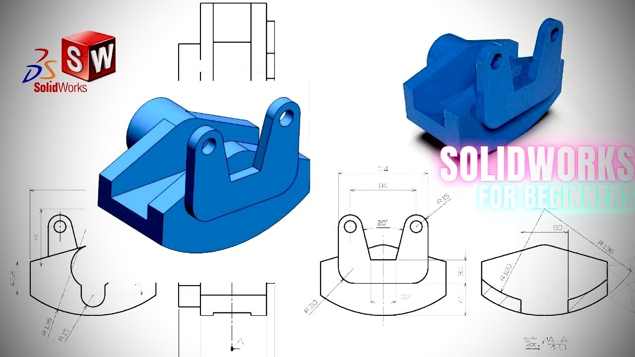 Solidworks Tutorial for beginners exercise - YouTube