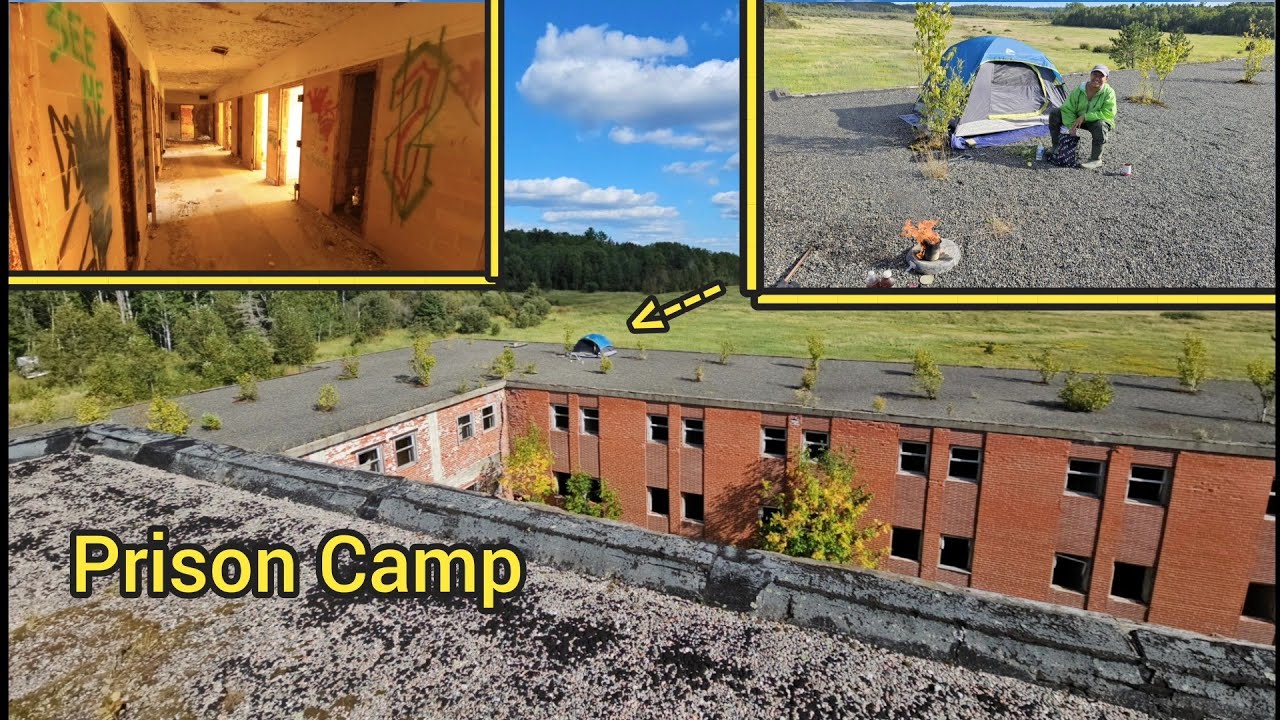 50 Hours Camping At Enormous 850 Room Prison - YouTube