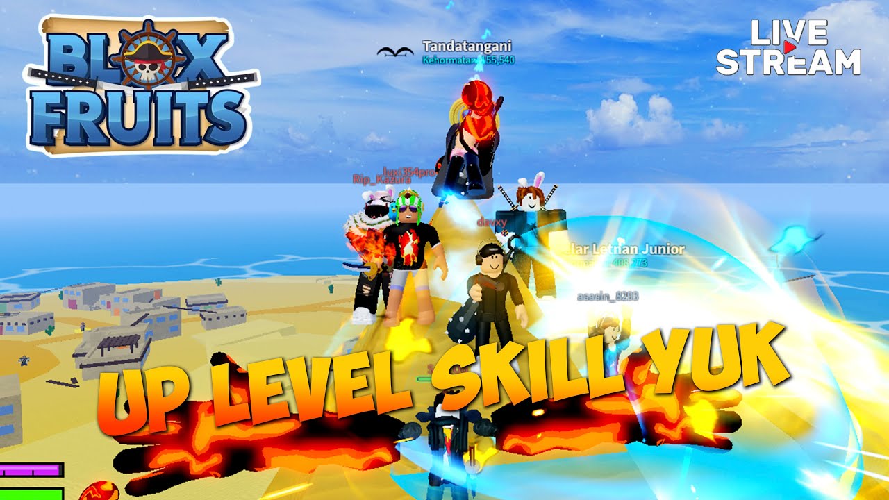 🔴[LIVE] UP LEVEL SEBENTAR YUK - Blox Fruits ROBLOX Indonesia #27 - YouTube