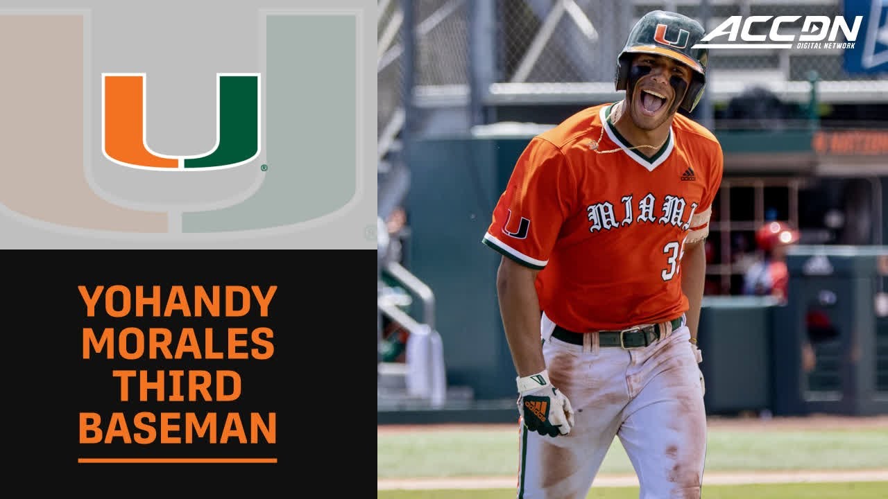 Miami Third Baseman Yohandy Morales | 2023 MLB Draft - YouTube