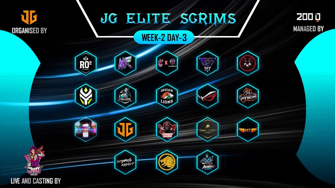 🔴JG ESPORTS ELITE SCRIMS W2 D3 | Road to 15K| #jyogaming# ...