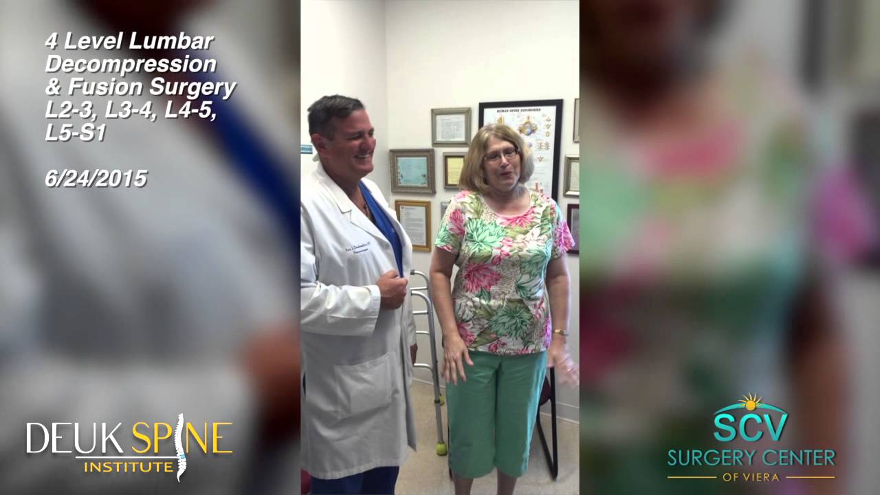 Terry - 4 Level Lumbar Decompression & Fusion Surgery L2-3, L3-4, L4-5 ...