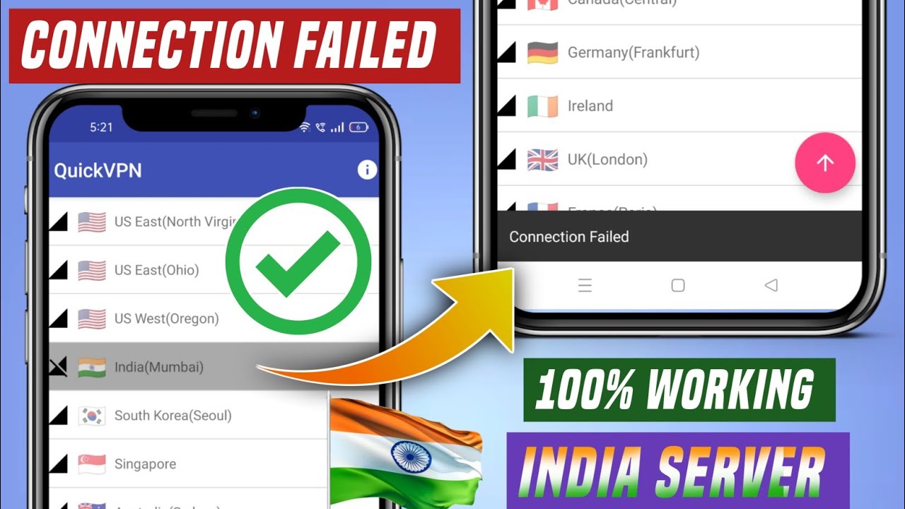 😥quick vpn connection failed problem | quick vpn india connection ...