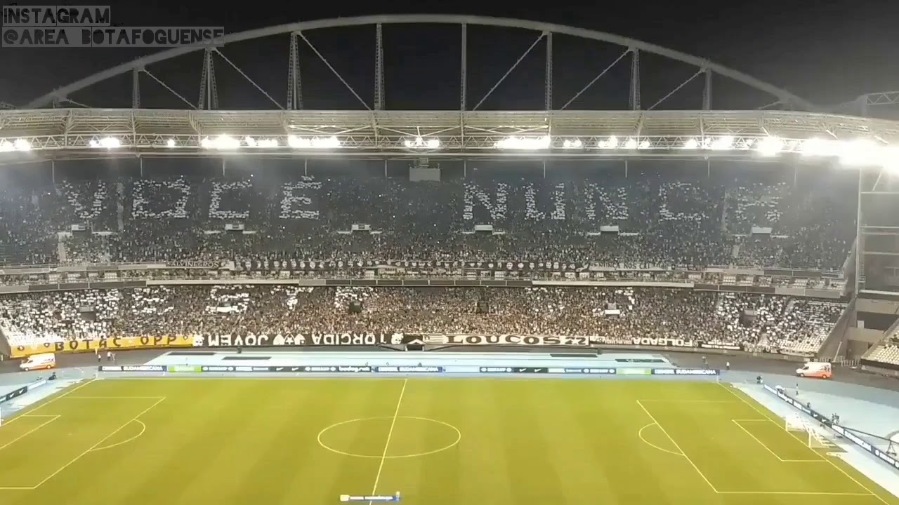 Torcida do Botafogo fazendo mosaico espetacular - YouTube