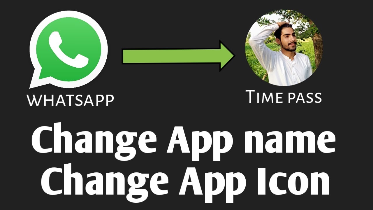 How to change App name and icon || Change icon of any Android app - YouTube