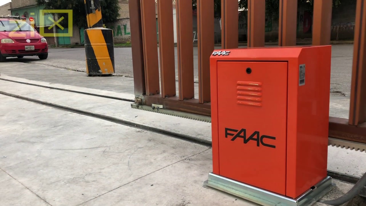 Motor FAAC 884 Puerta Automática hasta 3500kg - YouTube