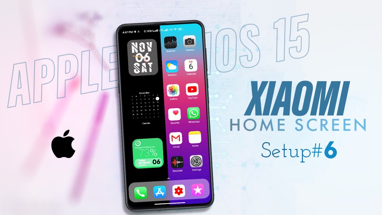 🔥 iOS 15 Ultimate Home Screen Setup For Xiaomi/Redmi/Poco Devices #6 ...