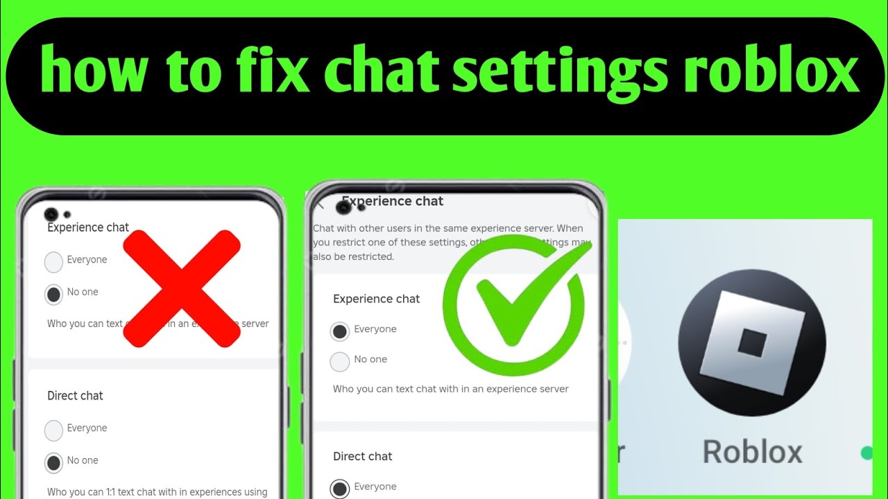 how to fix chat settings Roblox 2024 - YouTube