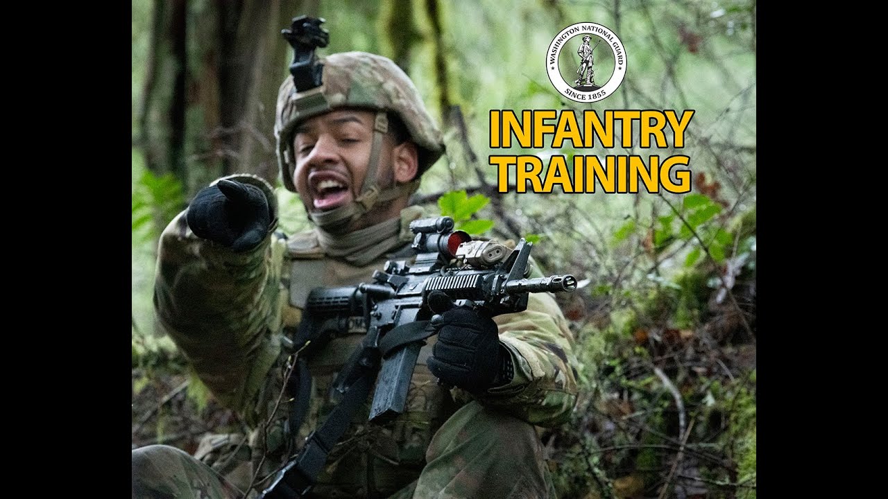 Infantry Training During Drill Weekend With 161st Infantry Regiment ...