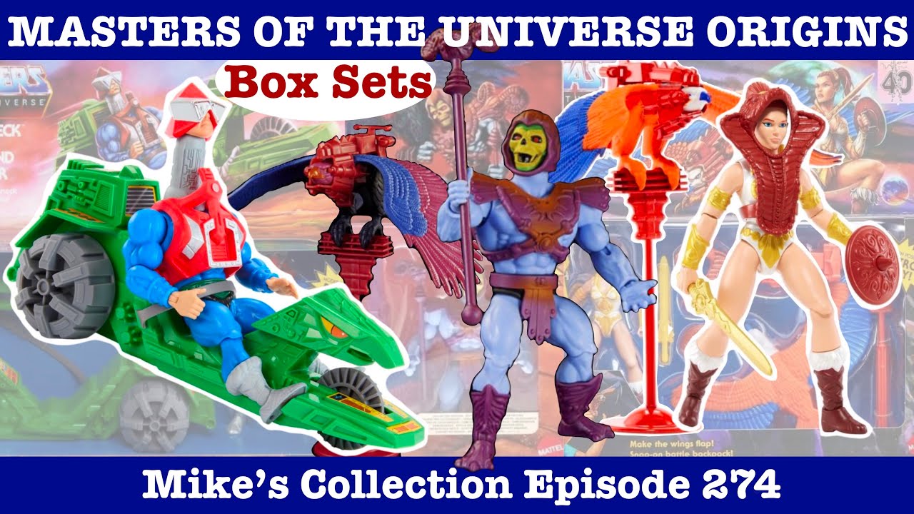 Masters of the Universe Origins Box Sets Review - YouTube