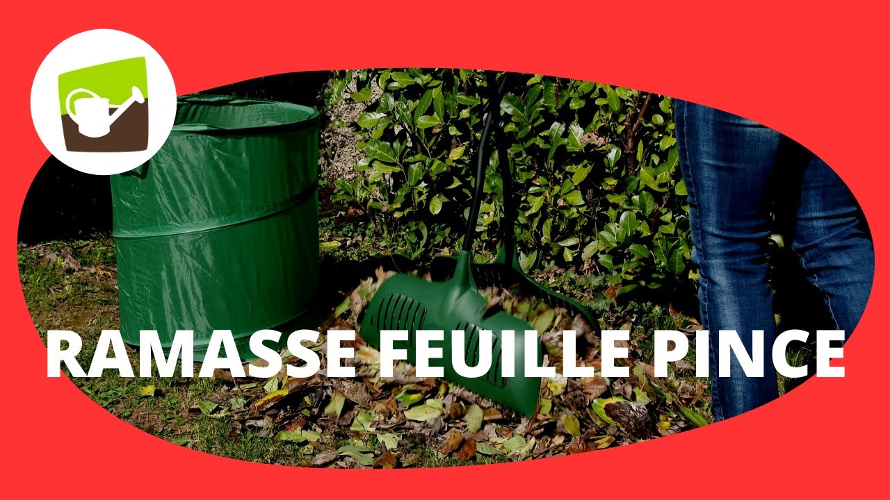 Ramasser des feuilles en 2 min, c'est possible avec la pince ramasse ...