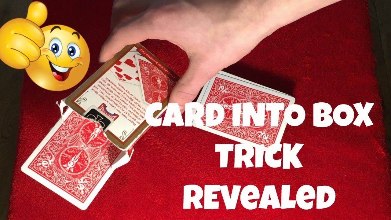 Card Into Card Box Revealed - YouTube