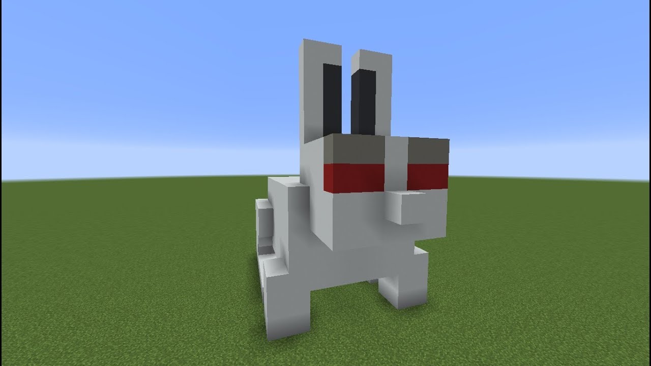 [TUTO Minecraft] Statue : Lapin tueur - YouTube