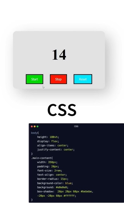 HTML & CSS and JavaScript Number counting Project - YouTube
