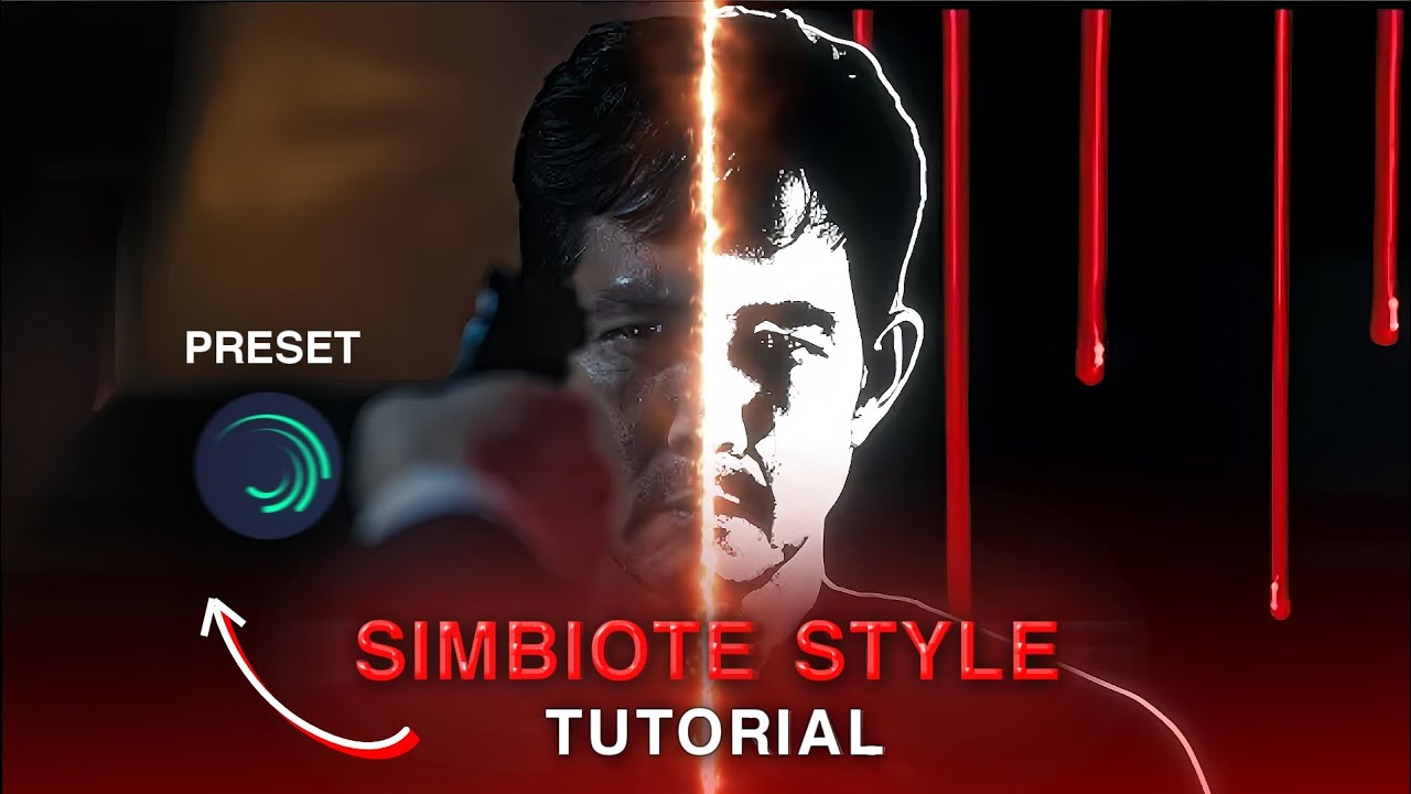 symbiote style edit tutorial on alight motion (+preset) - YouTube