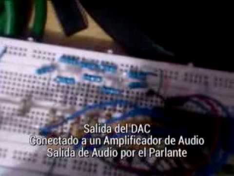 ADC y DAC audio con dspic - YouTube