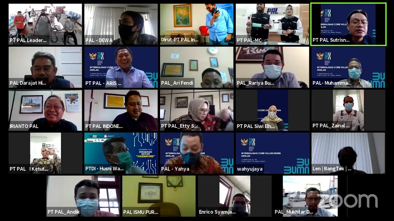 Leaders Talk Internalisasi Core Values BUMN "AKHLAK" Sesi Loyal - YouTube