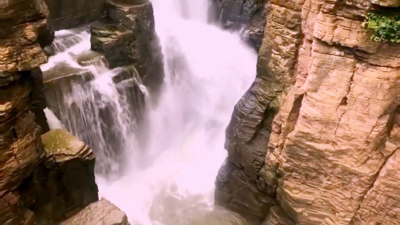 Mitte waterfalls - YouTube