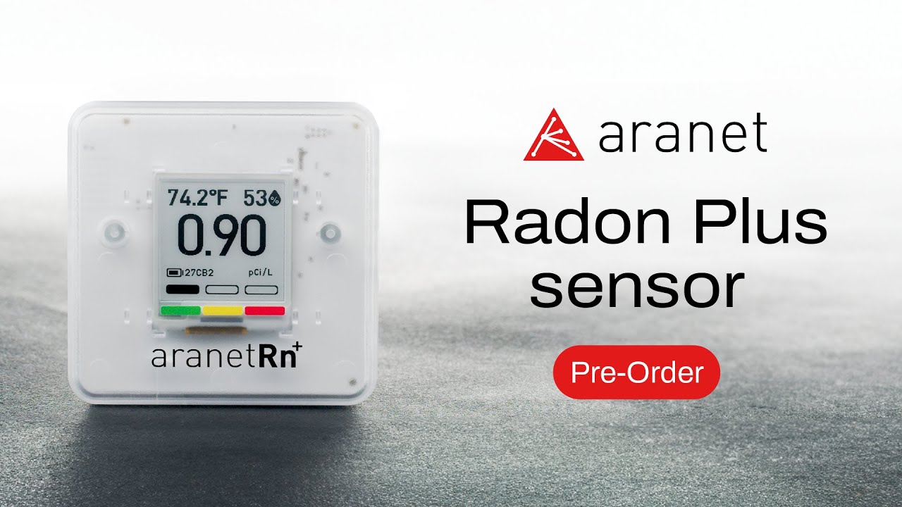 Pre-Order Aranet Radon Plus sensor! - YouTube