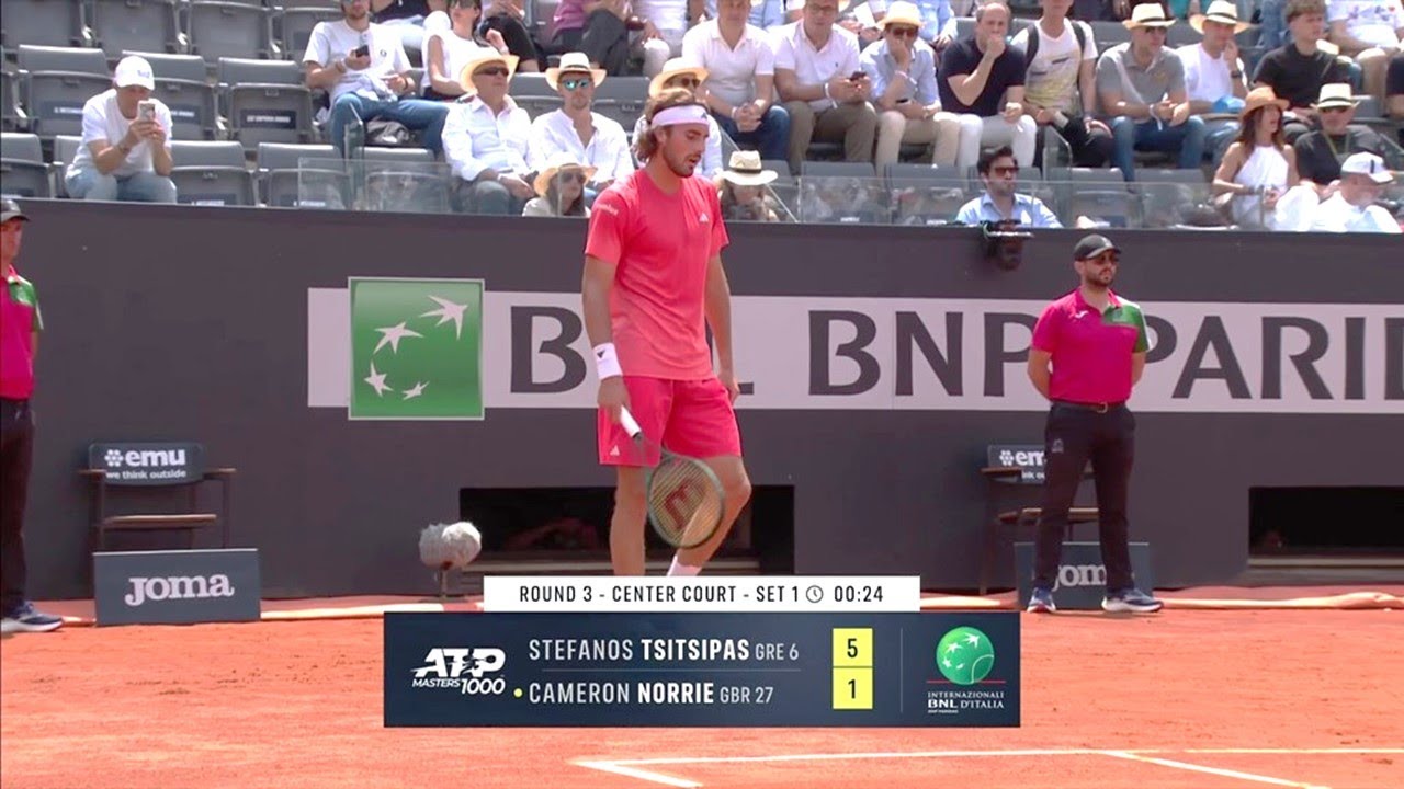 Stefanos Tsitsipas vs Cameron Norrie Highlights Italian Open 2024 ...